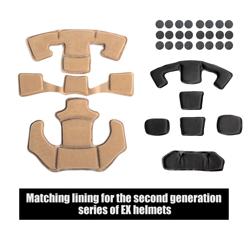 FMA EX Zorbiun Foam Liner Helmet Pad EX Helmet Memory Foam Shock-assis ...