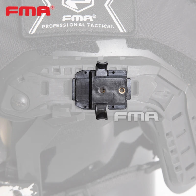 FMA FAST SF Carbon D40 Helmet System ABS Version X300 Lower Hanging Li ...