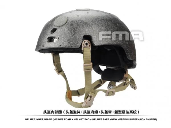 FMA Lux Liner with Worm Dial Kit Suspension System + Premium Memory Fo ...