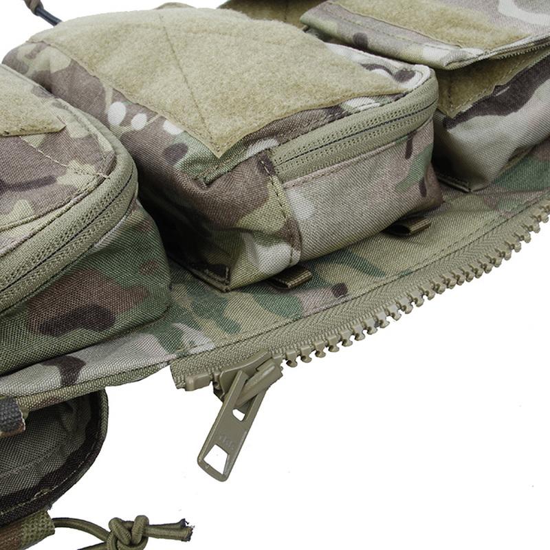 TMC Tactical Zipper Pouch Bag Zip Panel NG Version Multicam for ...