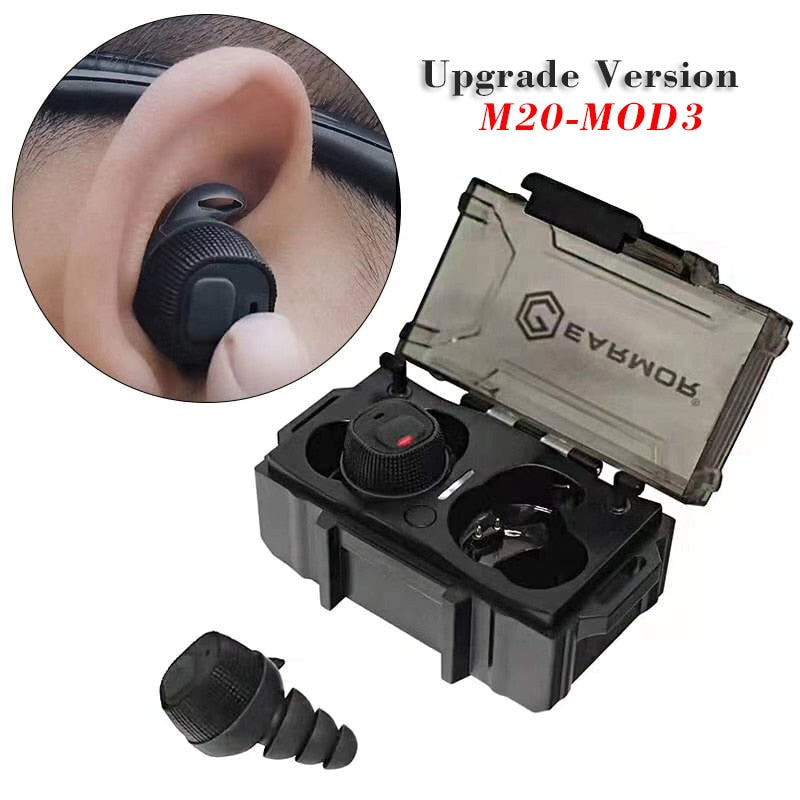 Military RAC AMP Tactical Headset EARMOR Communications Earphone ...