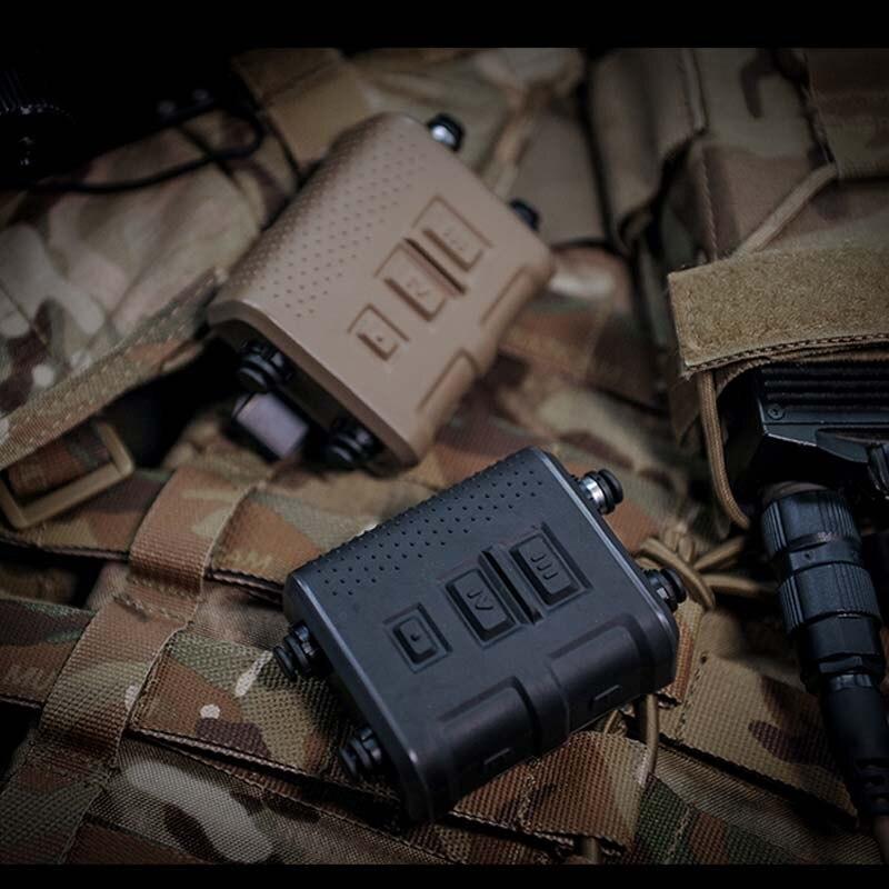 Military Tactical Headset V60 PTT Adapter Kit Transmitter Receiver ...