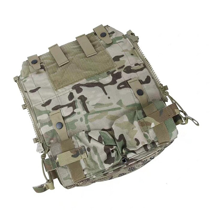TMC Military Vest Zipper-on Panel Pouch Multicam Plate Carrier Bag ...